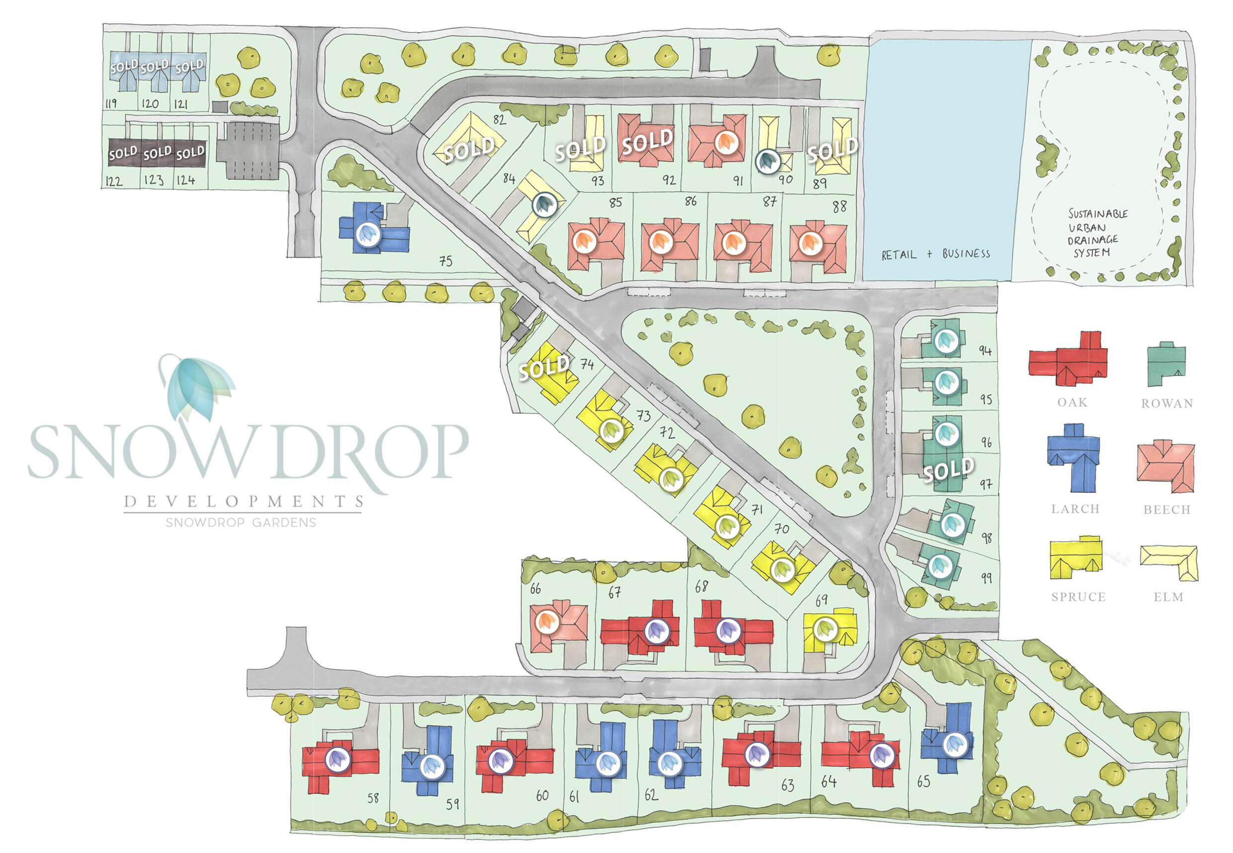 Snowdrop Gardens - Site Plan - Snowdrop Developments