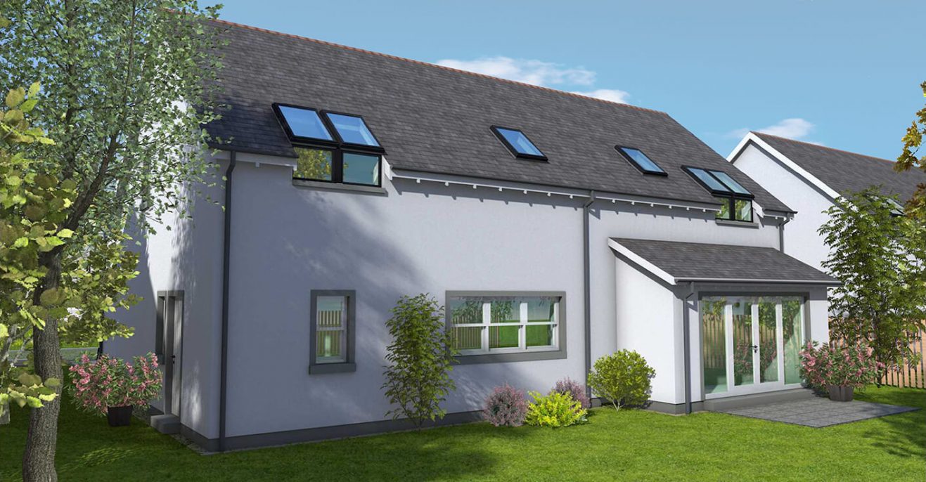 Snowdrop Gardens - Spruce House (Stone Rear) - Snowdrop Developments