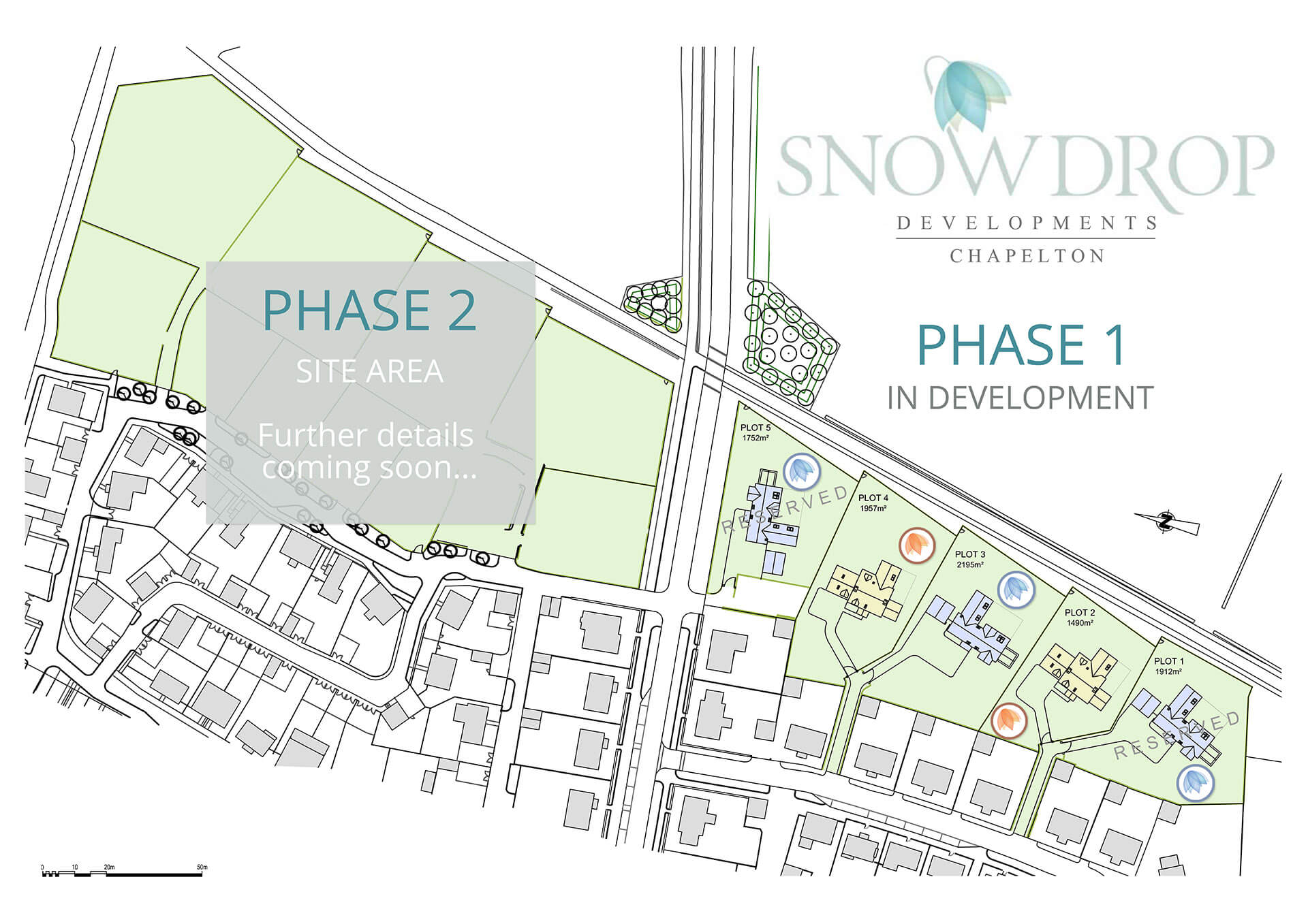 Chapelton Site Plan - Snowdrop Developments