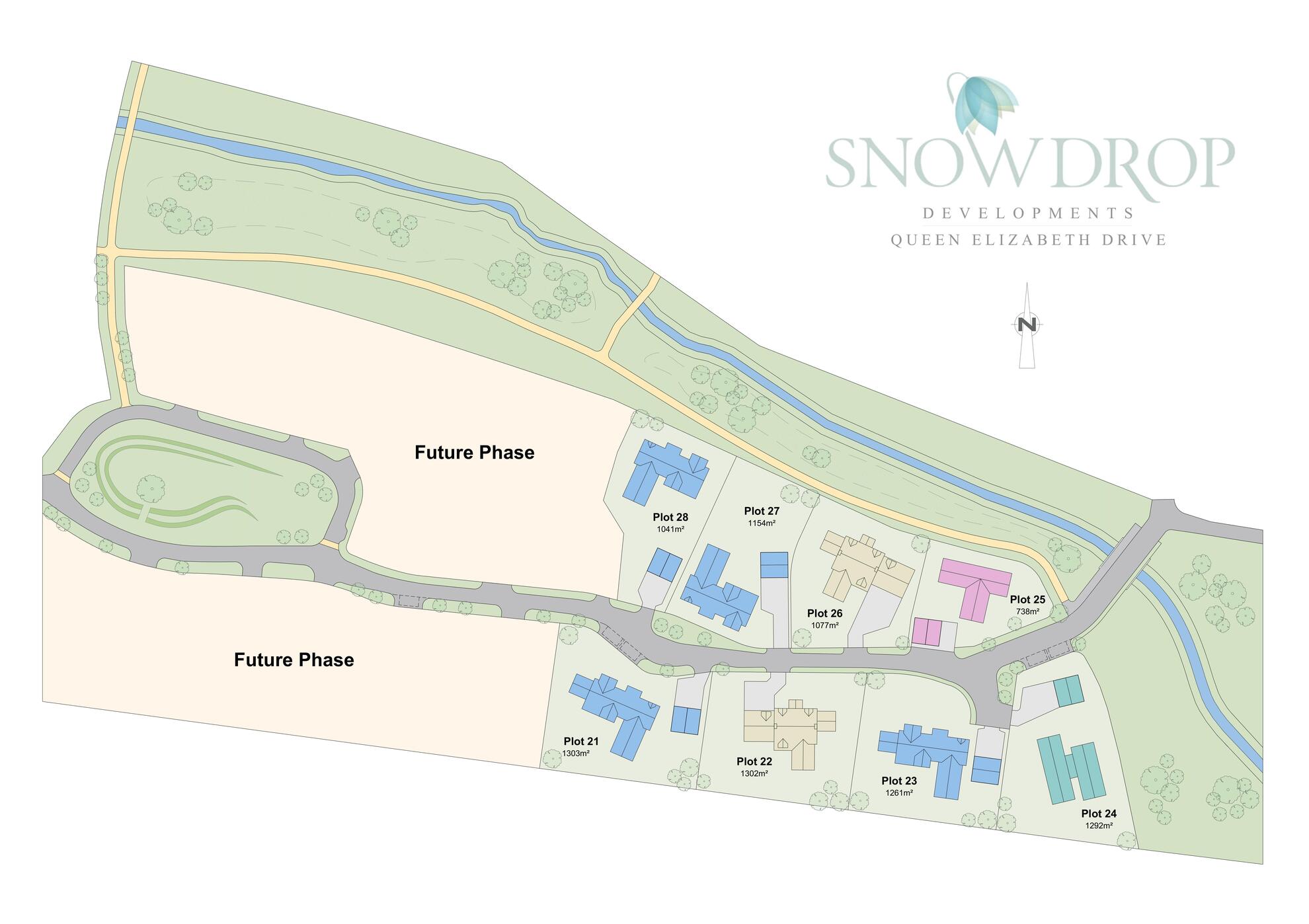 Queen Elizabeth Drive Chapelton Aberdeershire - Site Plan - Snowdrop ...